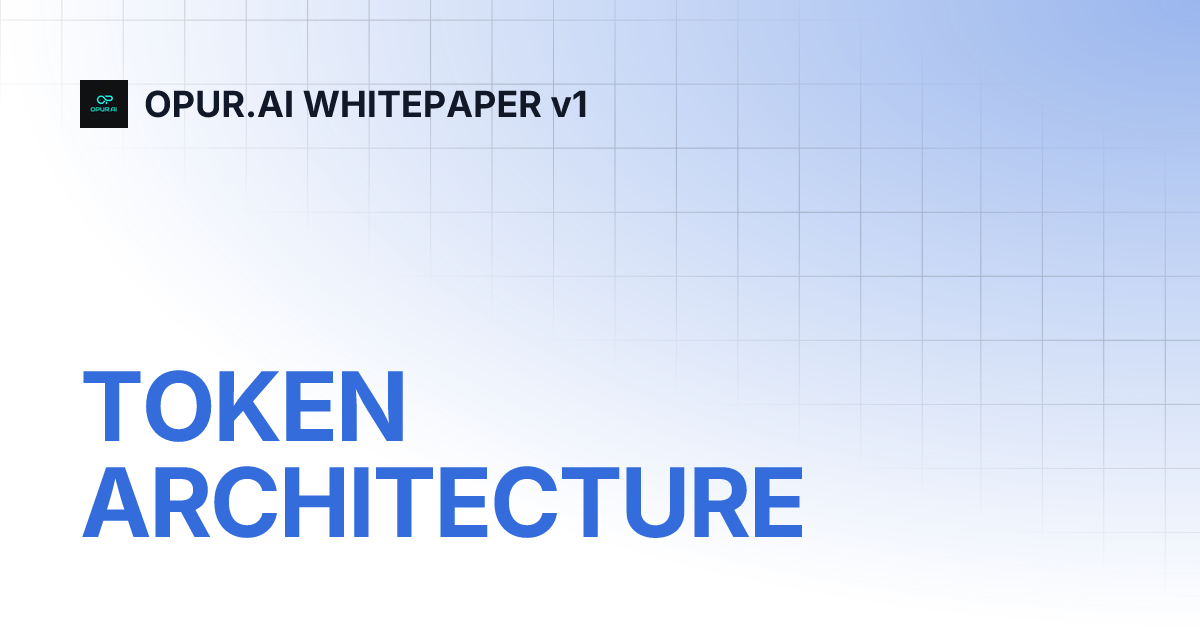 TOKEN ARCHITECTURE | OPUR.AI WHITEPAPER v1